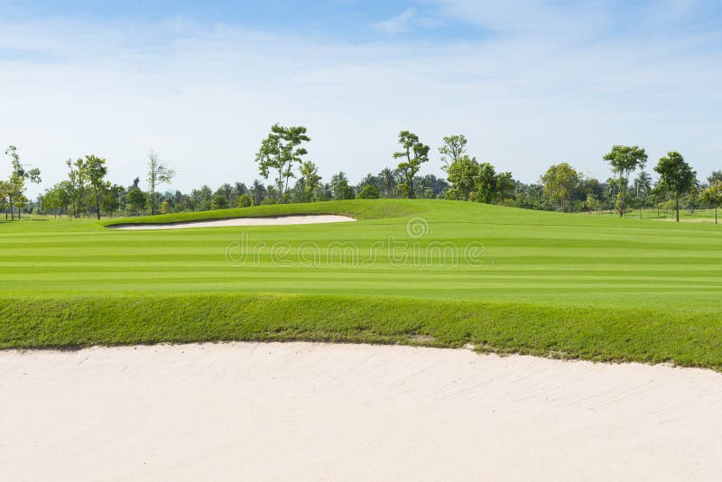 Golf field stock image. Image of area, ball, outdoors - 63670175