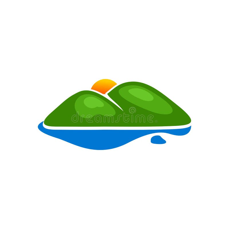 Golf Field Logo Vector Stock Illustration Stock Illustration ...