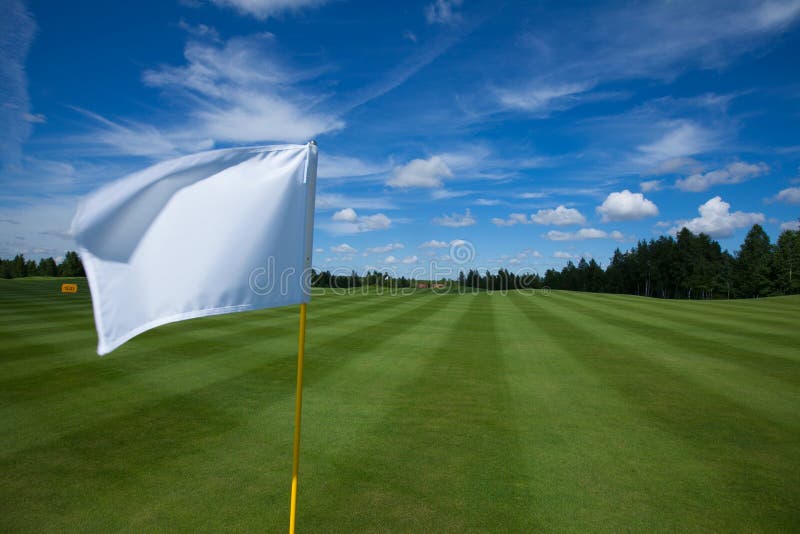 Golf flag active leisure stock image. Image of sports - 49590259