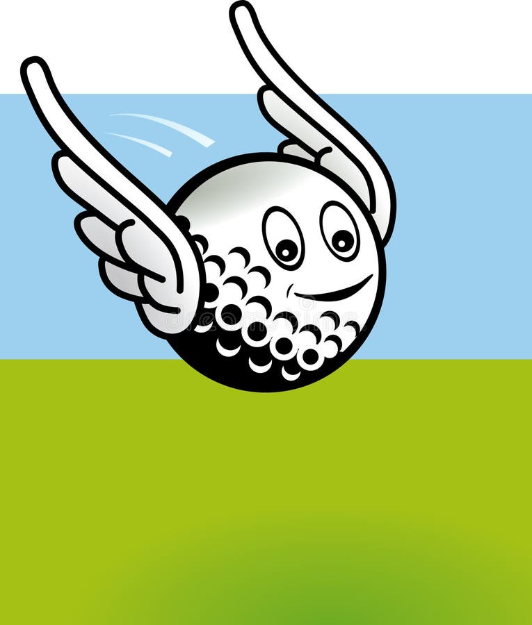 Flying Golf Ball Icon In Black Style Isolated On White Background. Golf ...