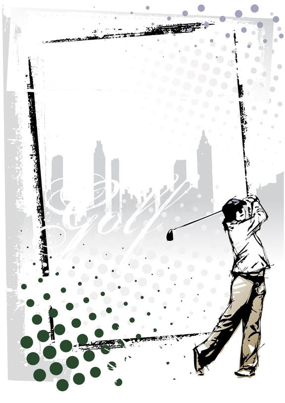 Golf Frame Stock Illustrations – 2,205 Golf Frame Stock Illustrations ...
