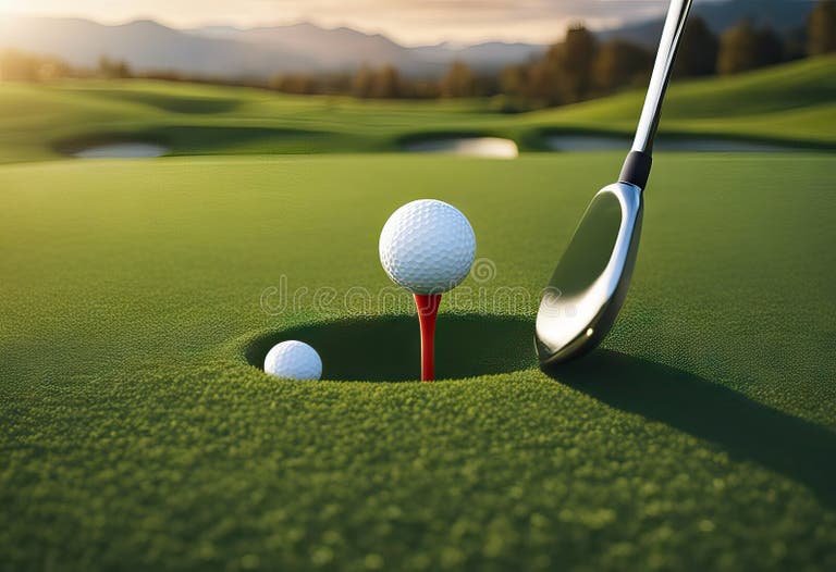 Golf Game Background Stock IllustrationGolf, Backgrounds, Course ...