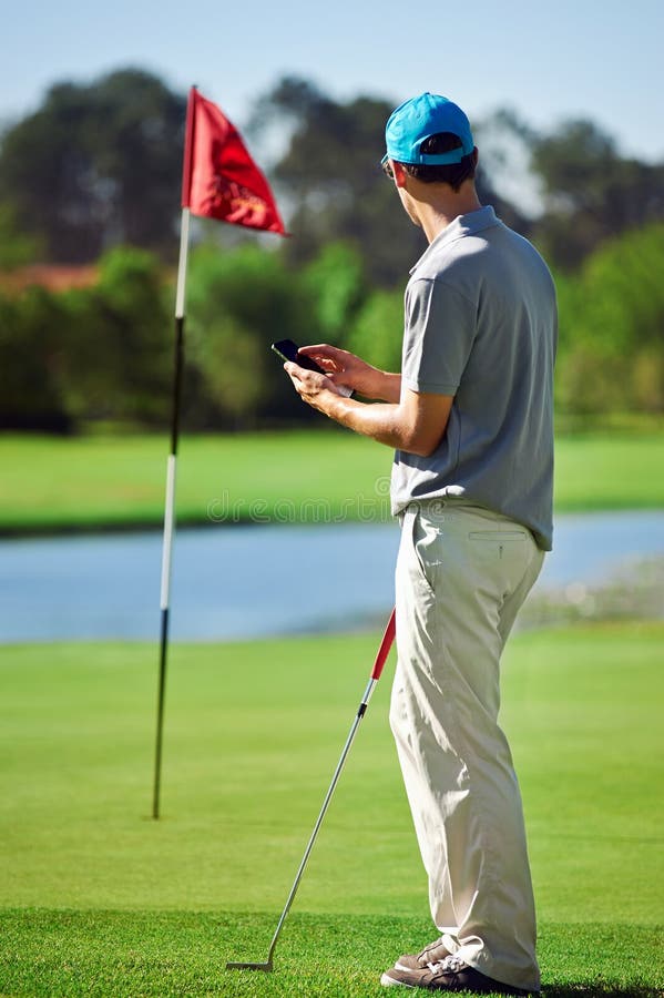 Golf gps device stock photo. Image of adult, 18th, golf - 36517154