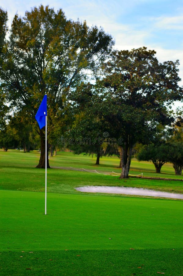 Beautiful Golf Green stock image. Image of inches, golf - 3849439