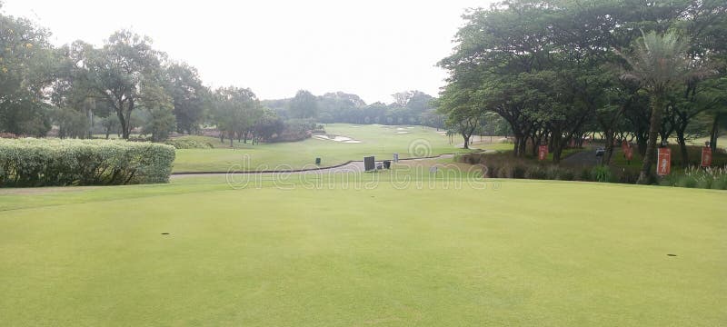 Golf Green Java Jakarta Indonesia Asian Asia Stock Image - Image of ...