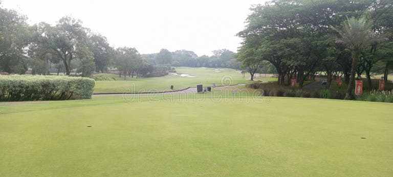 Golf Green Java Jakarta Indonesia Asian Asia Stock Image - Image of ...