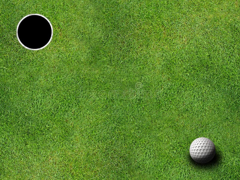 Golf hole and ball stock image. Image of environment, grass - 7661581