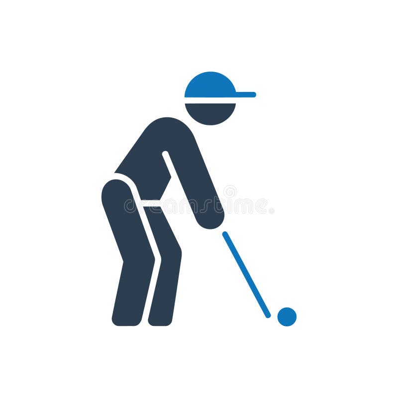 Golf Icon stock illustration. Illustration of golf, club - 375316924