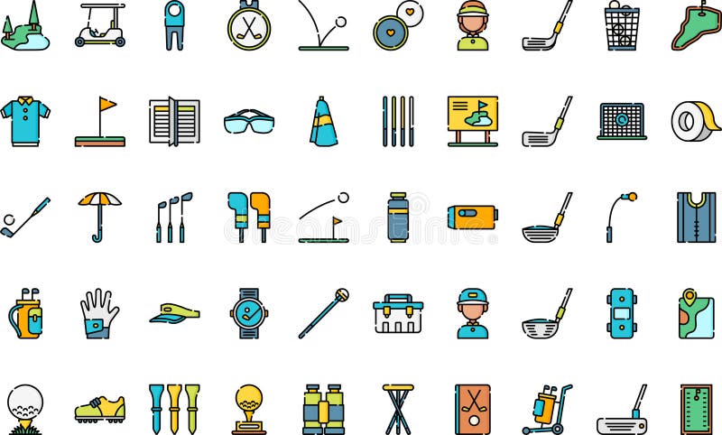 Golf Icons High-Quality Vector Icons Collection with Editable Stroke ...