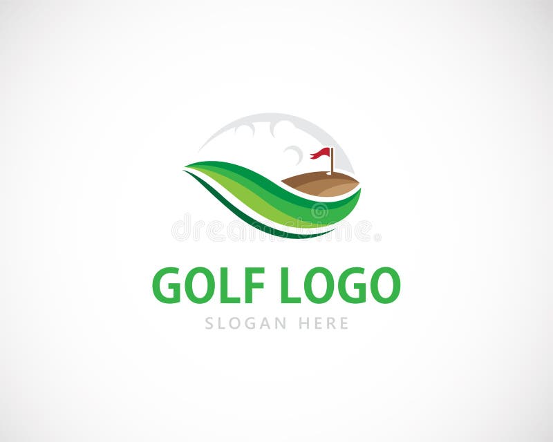 Golf Logo Creative Concept Circle Hobby Champion Club Team Stock ...