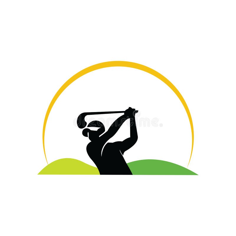Golf Logo. Graphic Design Template Vector Illustration Stock ...