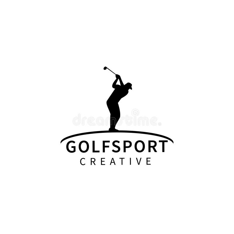 Golf Logo Template Design Vector Icon Illustration Stock Vector ...