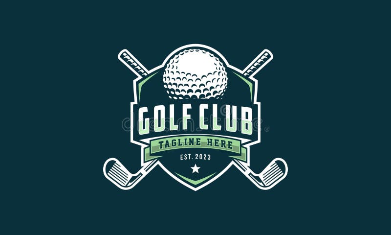 Golf Logo Vector for Golf Club Stock Vector - Illustration of emblem ...