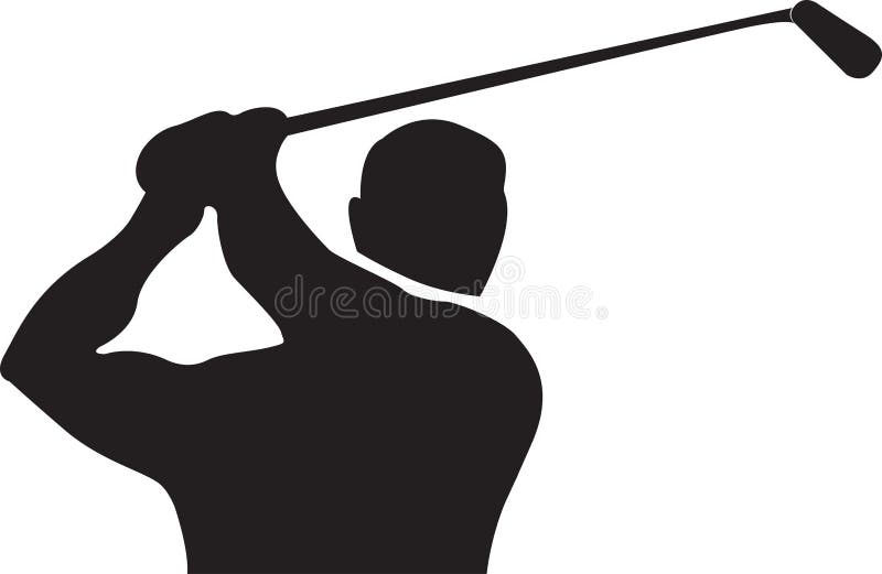 Golfer Man/eps stock vector. Illustration of drawings, graphic - 834759