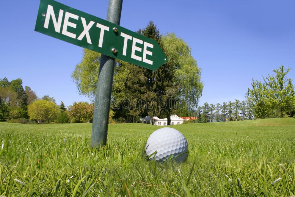 Golf next tee stock photo. Image of challenge, mission - 9095482
