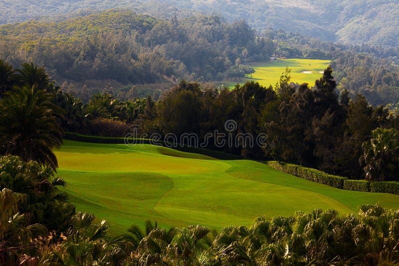 Golf place and sunset stock photo. Image of beautiful - 11191494