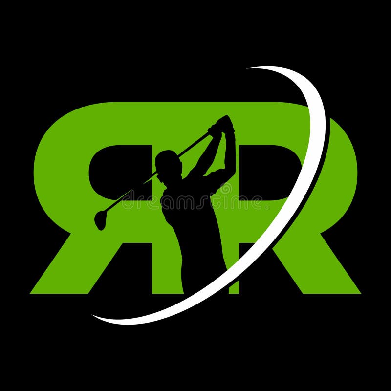 Golf player icon logo stock vector. Illustration of female - 193104810