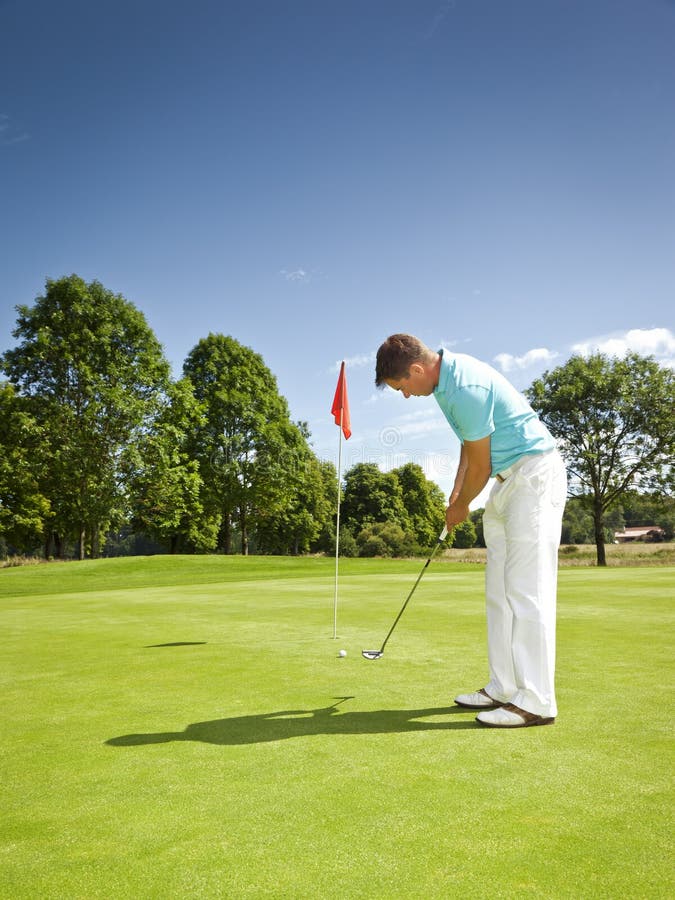 Golf player stock photo. Image of color, playing, person - 20753564