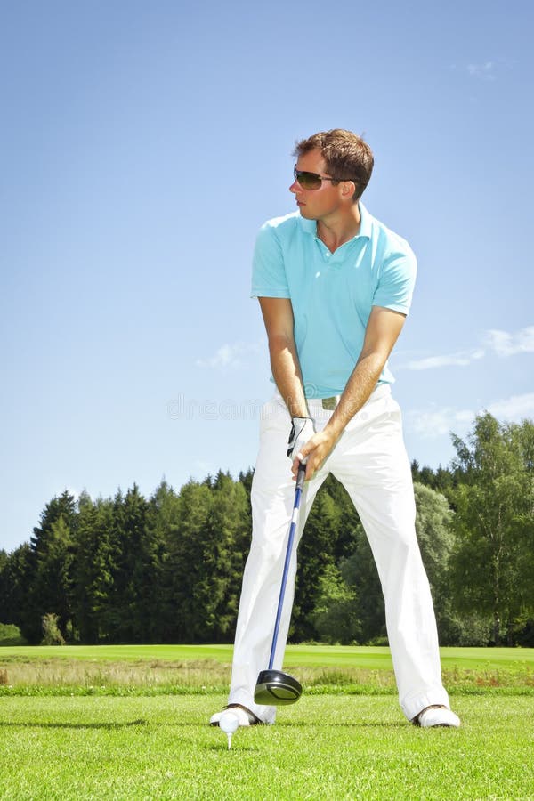 Golf player stock image. Image of ball, golf, person - 20753599