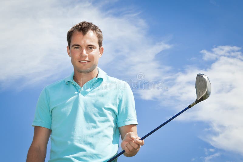 Golf player stock photo. Image of outside, nature, outdoors - 20936320