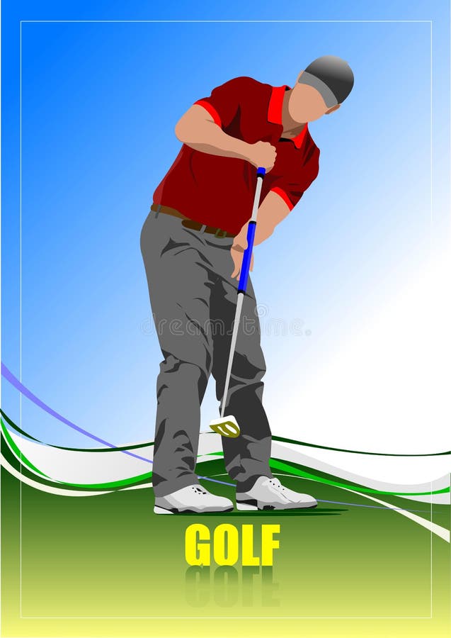 Golf Player Poster Stock Illustrations – 591 Golf Player Poster Stock ...