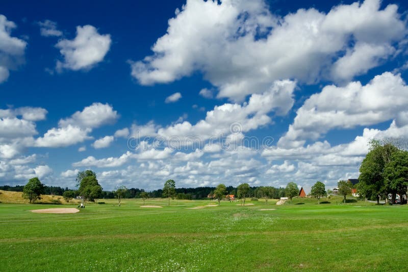 Golf playground stock image. Image of country, meadow - 2889057