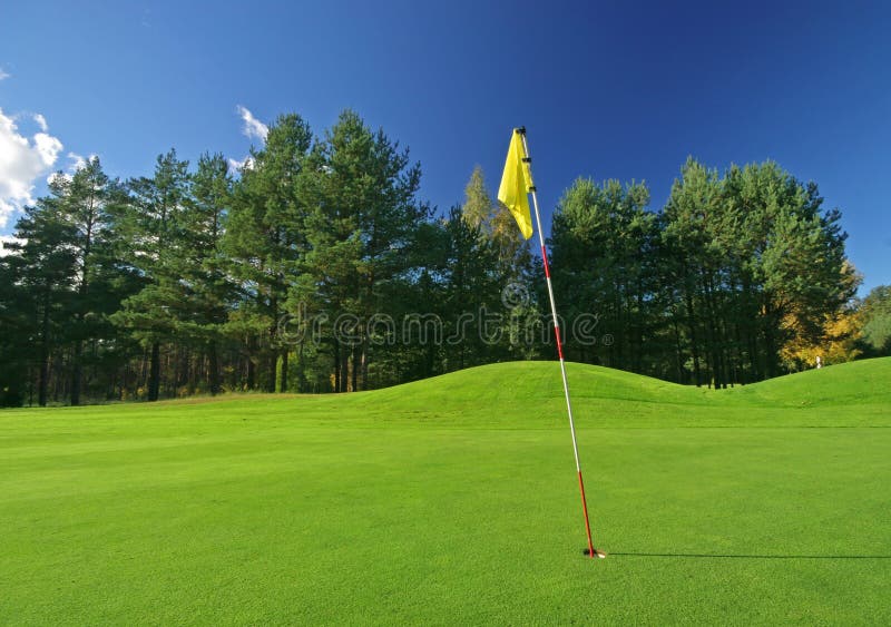Golf Playground on Sunny Day Stock Image - Image of nature, playground ...