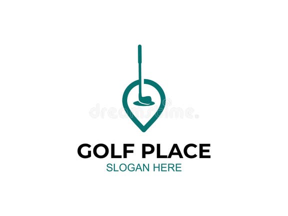 Golf Point Logo Template, Golf Place Logo Stock Vector - Illustration ...