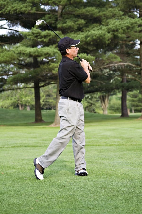 Golf Pro stock photo. Image of stance, healthy, relax, birdee - 930524