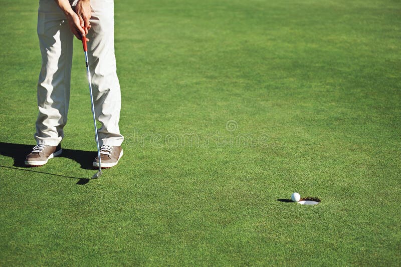 Putt Shot stock photo. Image of lesson, exercise, senior - 937398