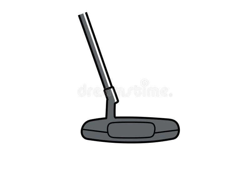 Golf putter clip art stock vector. Illustration of clipart - 370501508