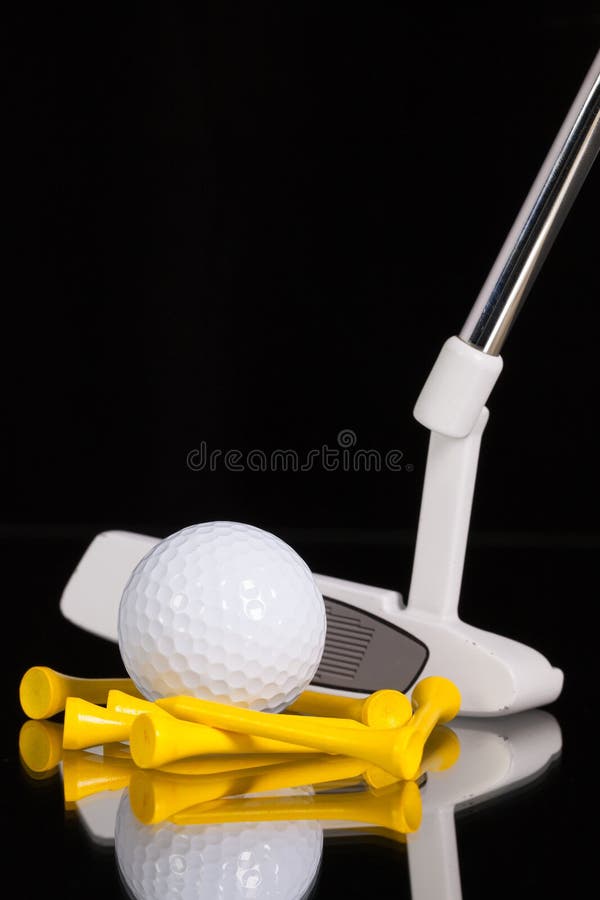 Golf Putter and Golf Equipments Stock Photo - Image of steel, stainless ...