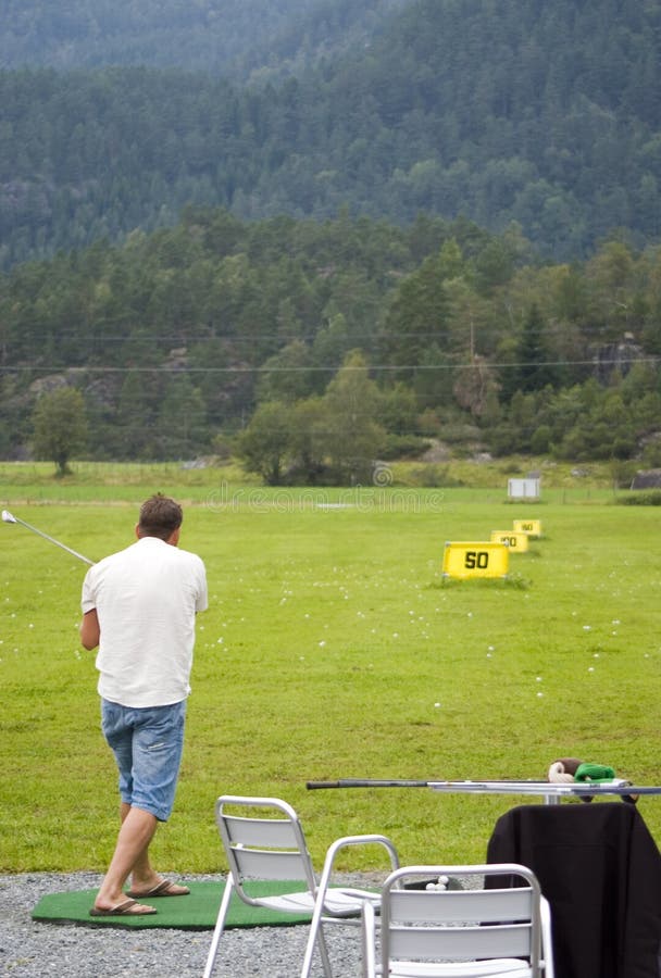 Golf range. stock image. Image of green, swing, practicing - 2993839