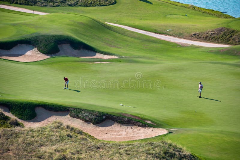 Golf resort stock photo. Image of activity, enjoy, coast - 71298302