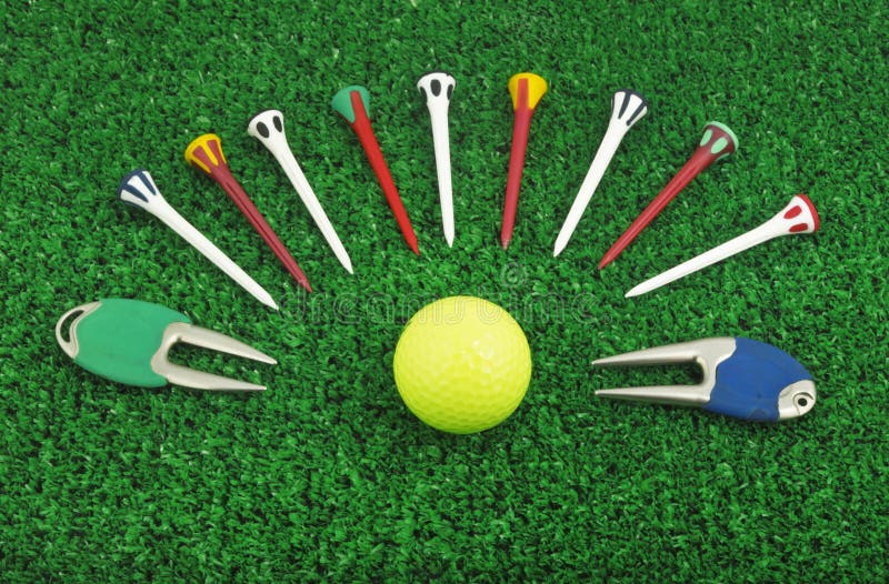 Golf set accessory stock image. Image of copy, level - 24437899