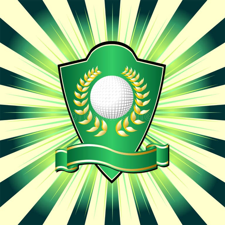 Golf Shield Champion Stock Illustrations – 570 Golf Shield Champion ...