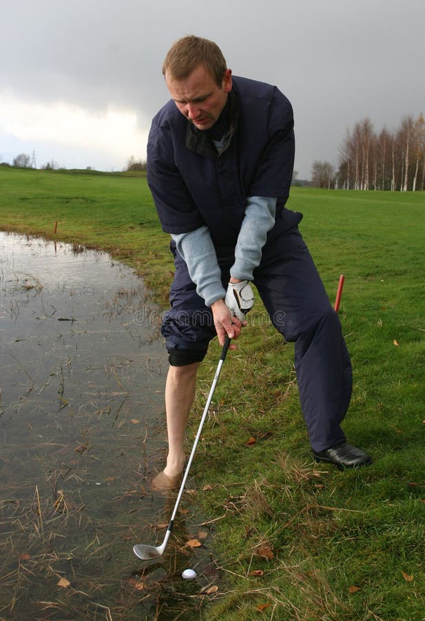 Golf shot stock photo. Image of activity, water, ball - 7206184