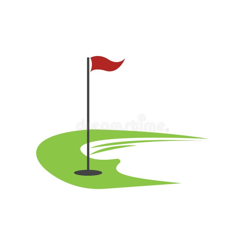 Golf Sport Logo Design Template, Vector Illustration Stock Illustration ...