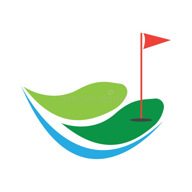 Golf Sport Logo Design Template, Vector Illustration Stock Illustration ...
