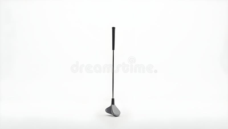 Golf Stick Isolated on Pure White Background Stock Illustration ...