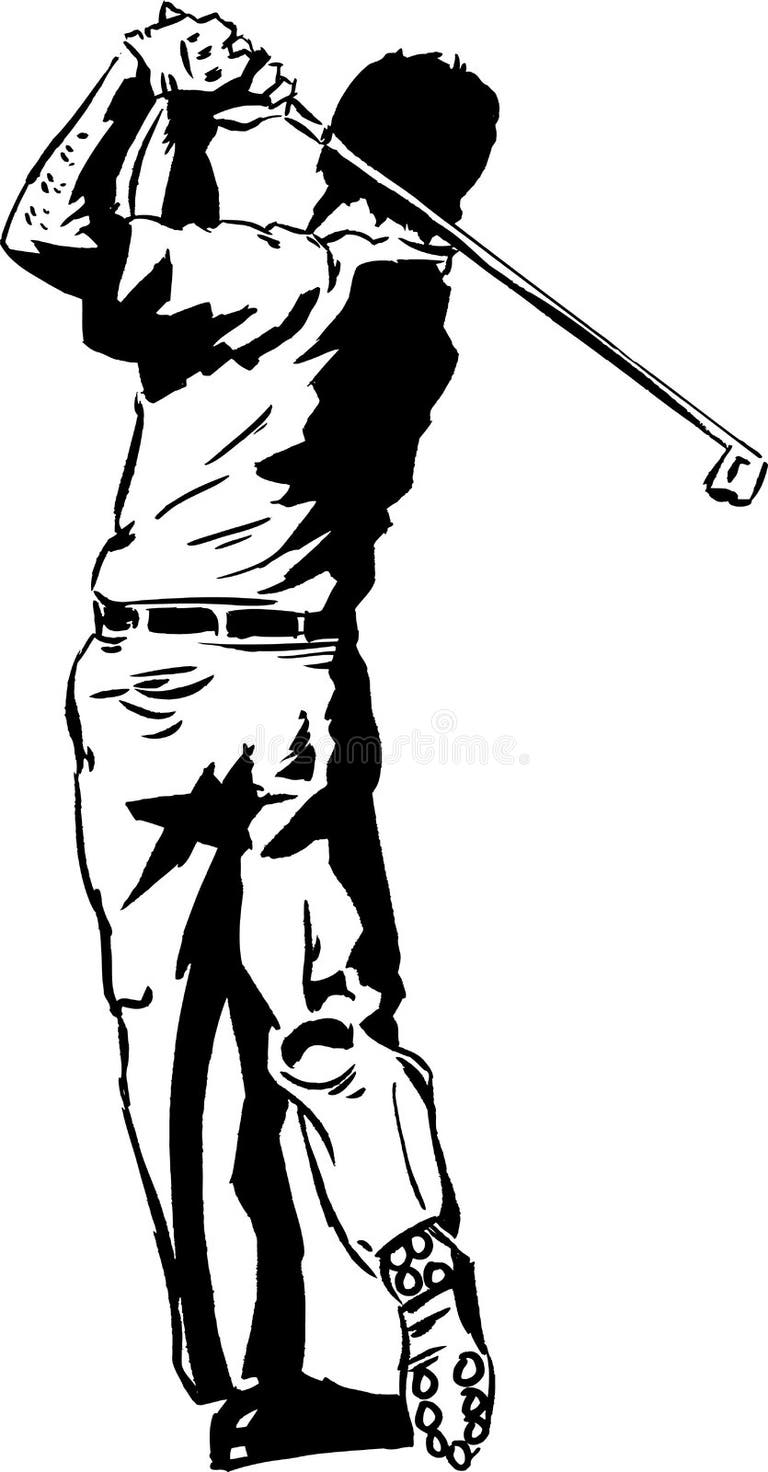 Golf Swing Stages Stock Illustrations – 53 Golf Swing Stages Stock ...