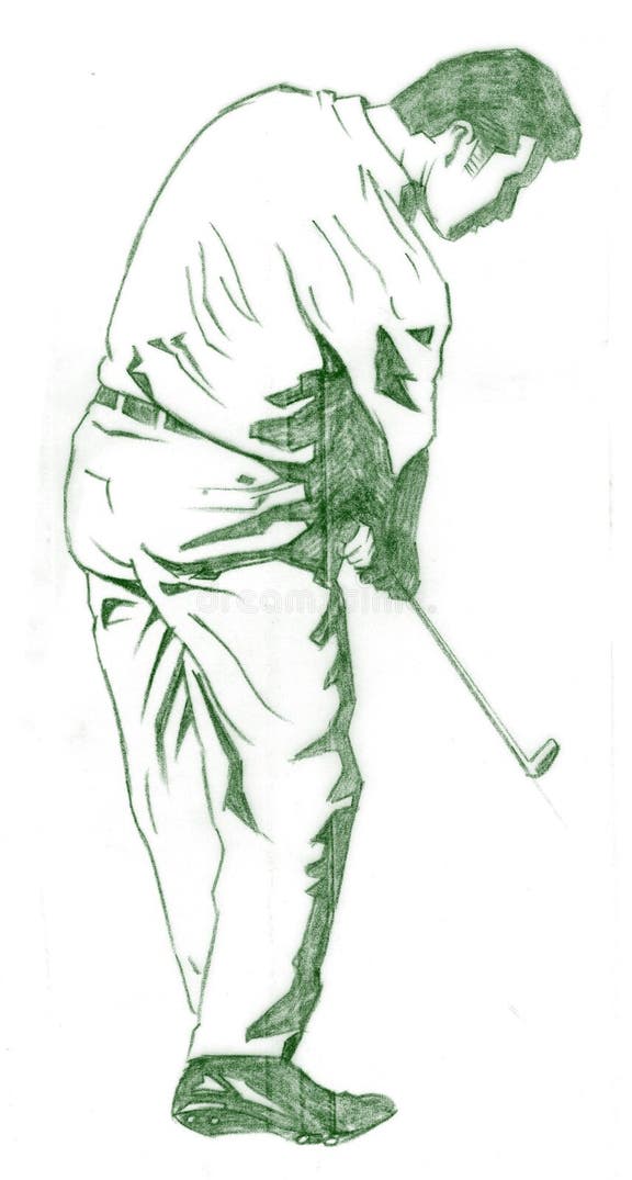 Golf Swing Stages Illustration Stock Illustrations – 27 Golf Swing ...