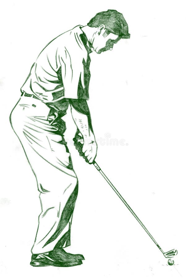 Golf Swing Stages Vector Illustration Stock Vector - Illustration of ...