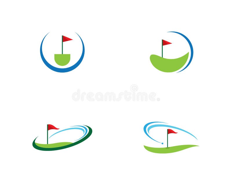 Golf symbol vector icon stock vector. Illustration of clip - 172308864