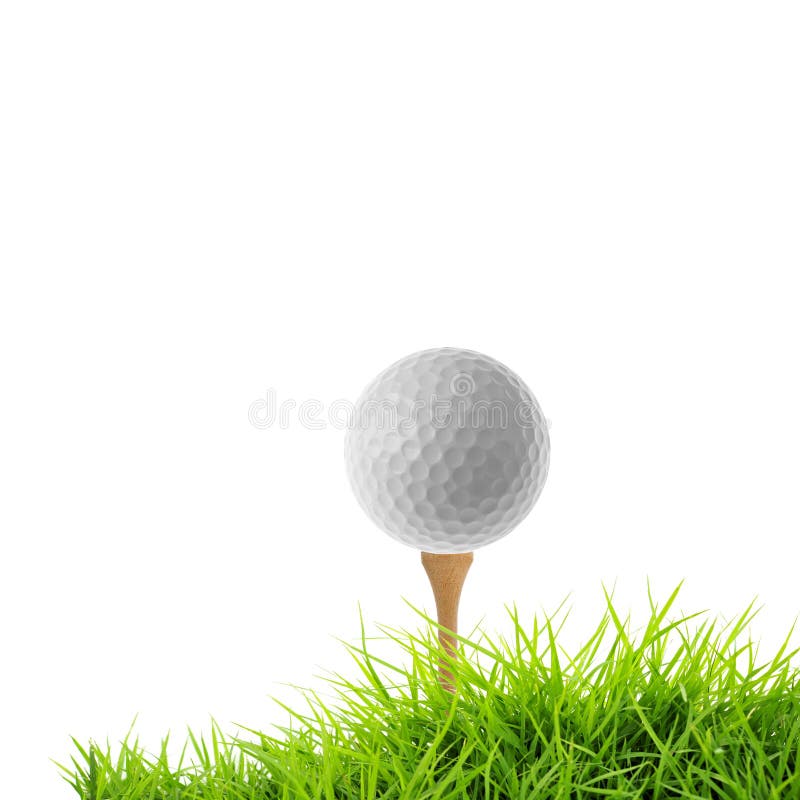 Golf tee off stock image. Image of sport, isolated, single - 27630163