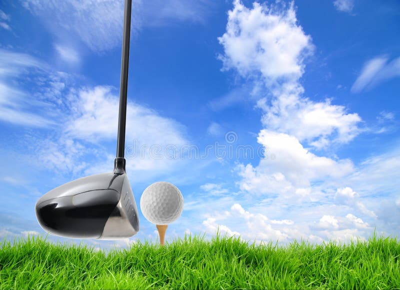 Golf tee off stock photo. Image of recreational, preparation - 38759320