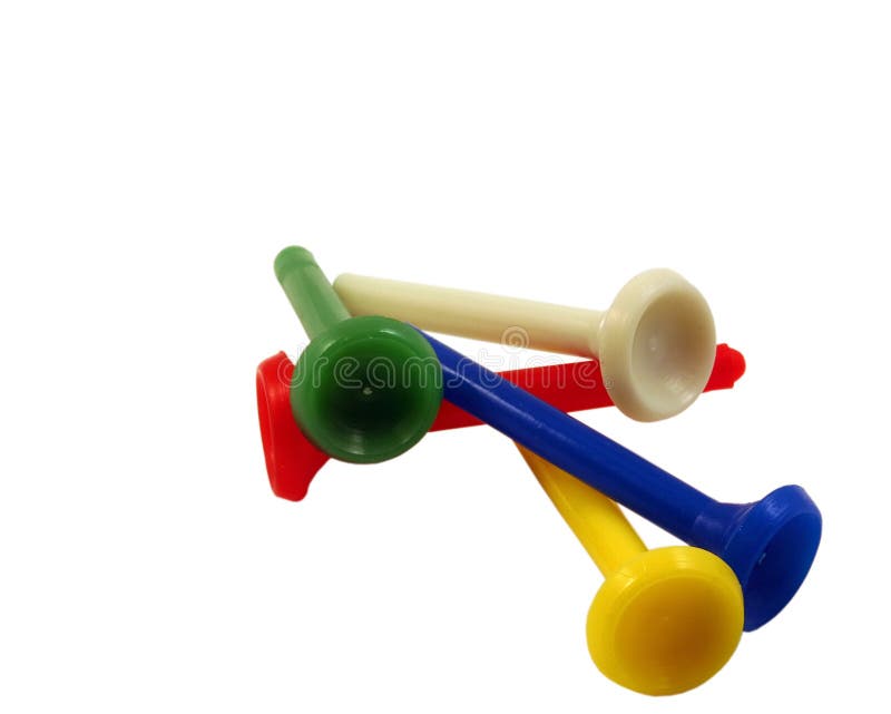 Golf Tees stock image. Image of yellow, blue, accessory - 157393