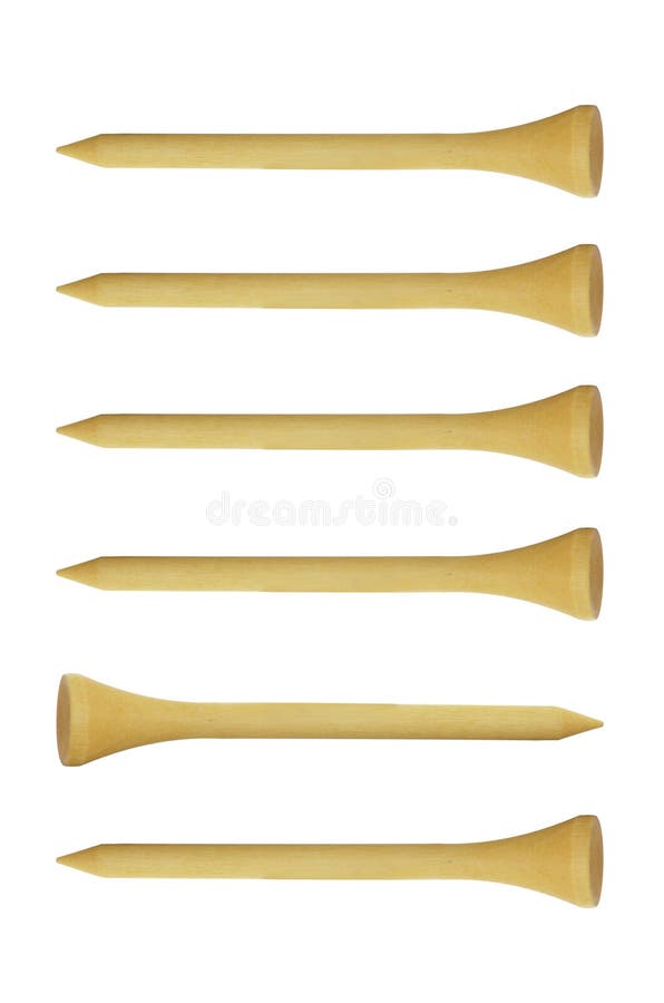 Golf tees stock image. Image of hobby, isolated, field - 29532813
