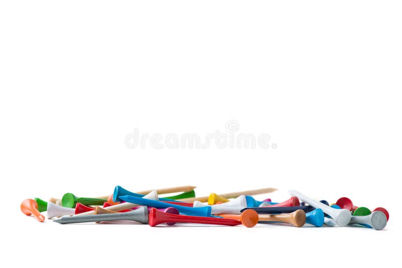 Golf Tees stock image. Image of symbols, sport, group - 33621617