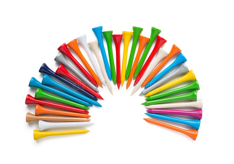 Golf Tees stock image. Image of group, golf, objects - 33621465